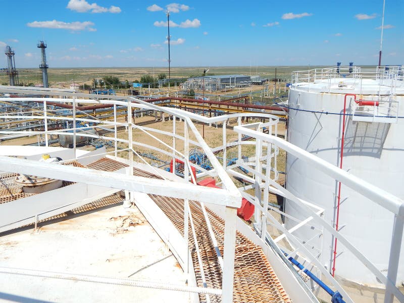 Vertical Tank. stock image. Image of industrial, valve - 74003841