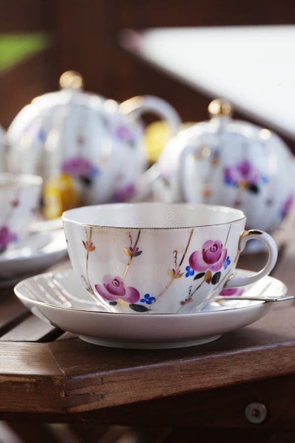 Vertical Tea Set Terrace Stock Photos - Free & Royalty-Free Stock ...