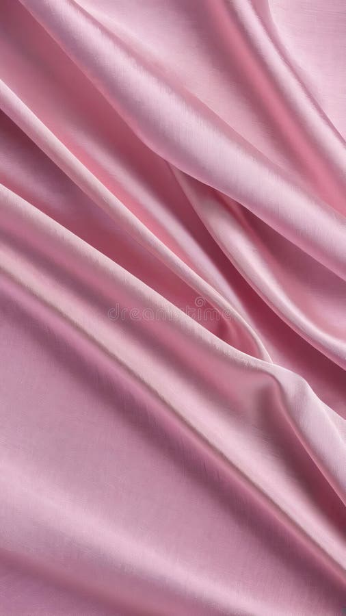 Vertical Textured Background with Pale Pink Color Silk Fabric Stock ...