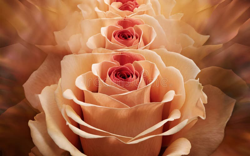 Generative-AI, Vertical Time-Lapse of a Rose Blooming for a Romantic ...