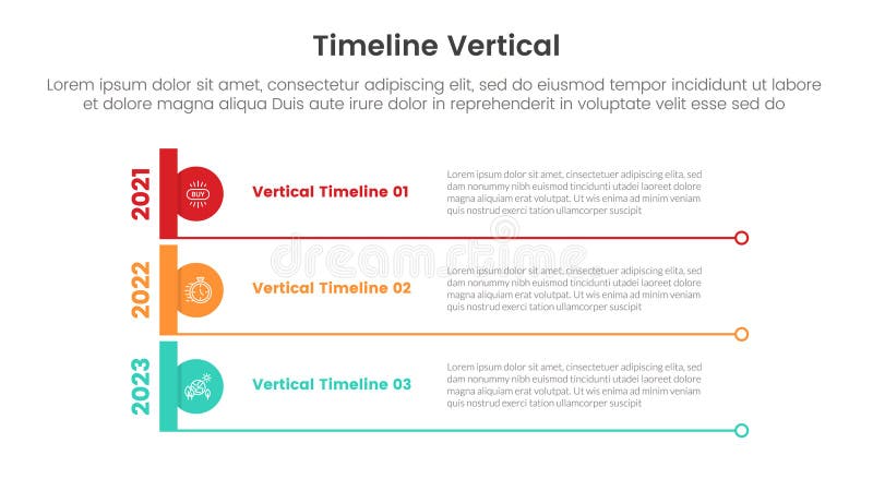Vertical Timeline Milestone Infographic Template Banner with Creative ...