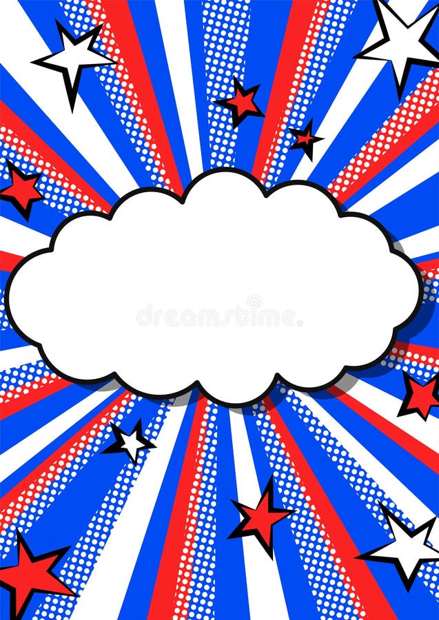 Vertical Title Page Illustration with a Radiation Pattern, Stars, and ...