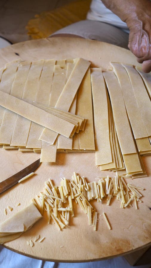 Vertical Top View of Cut Puff Pastry on Table Stock Image - Image of ...