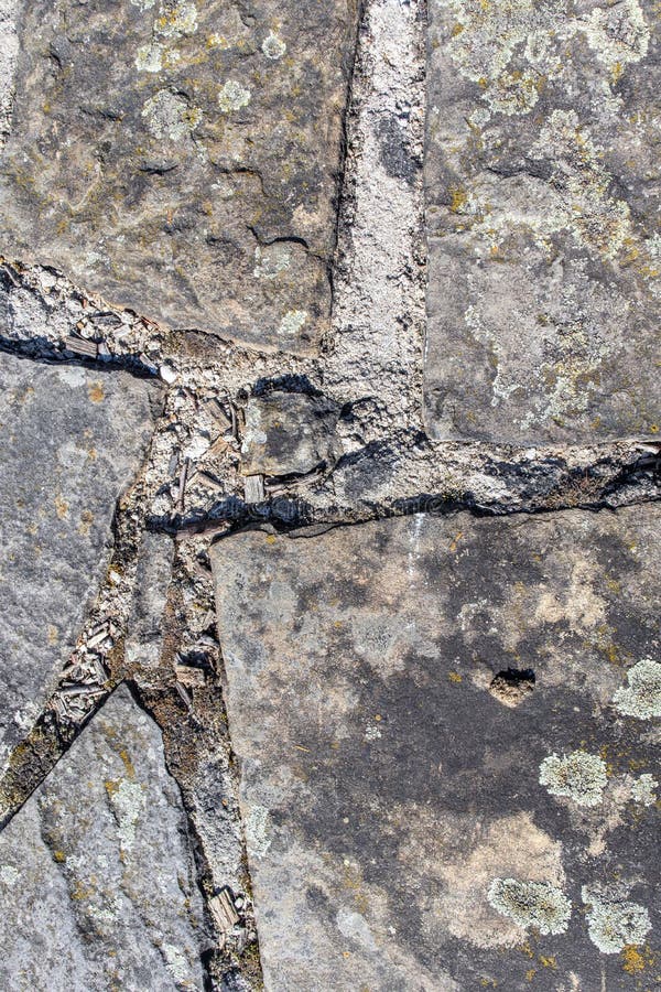 Vertical Top View of a Rocky Ground Stock Image - Image of space, stone ...