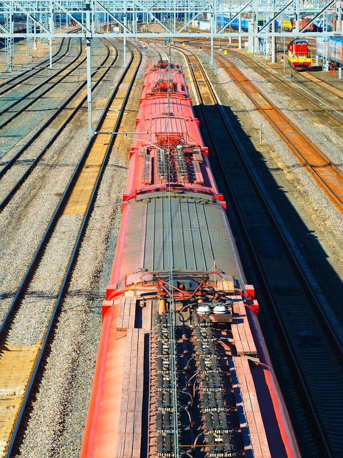 Vertical Train Carriage from Above Background Stock Photo - Image of ...
