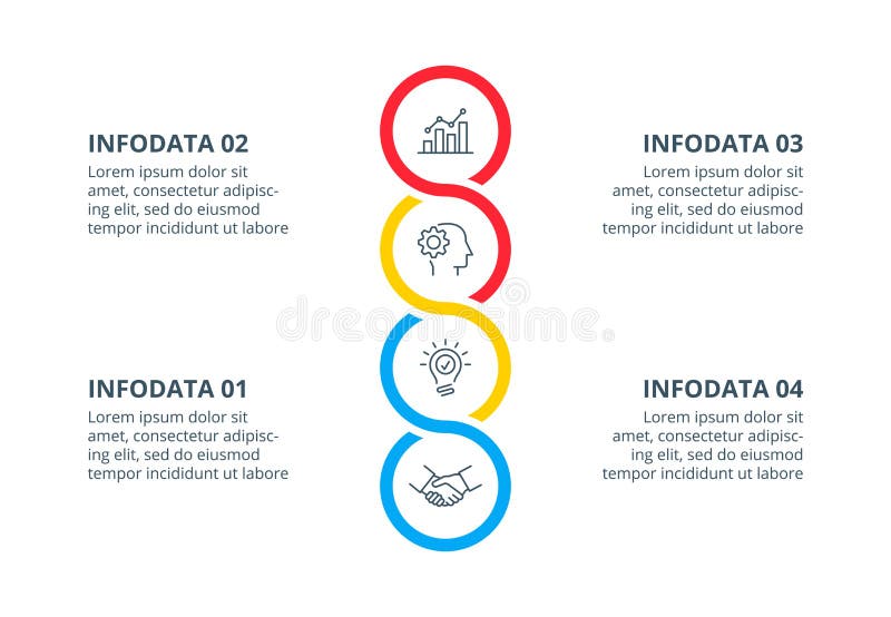 Vertical Vector Flat Abstract Element for Infographic. Presentation ...