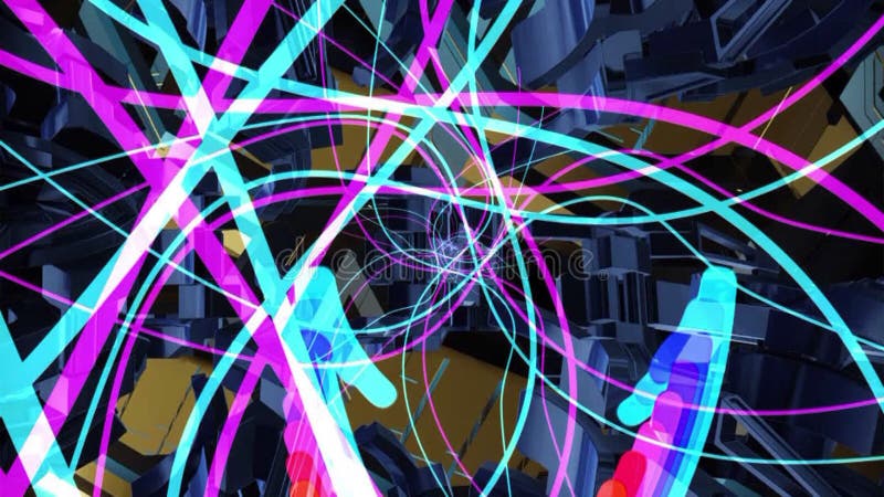 Vertical Video -animation of Different Shapes Stock Footage - Video of ...