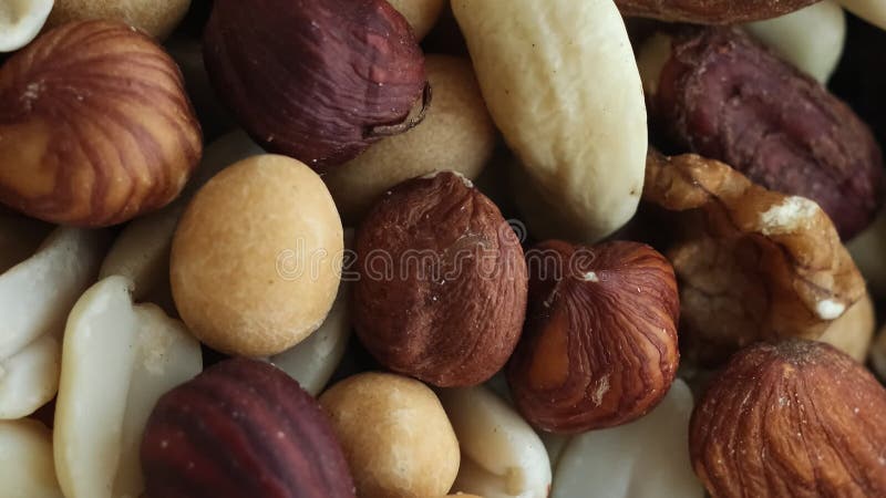 Assorted Nuts, Candies, and Sweets Display Stock Video - Video of ...