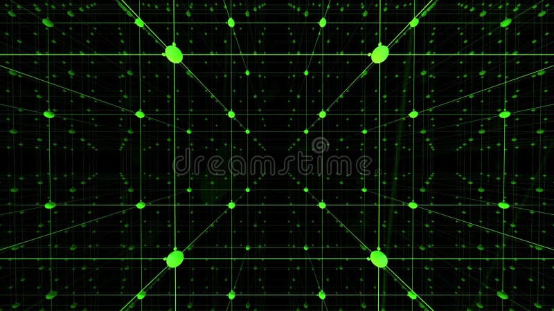 Vertical Video Futuristic Wireframe Grid Loop Stock Footage - Video of ...