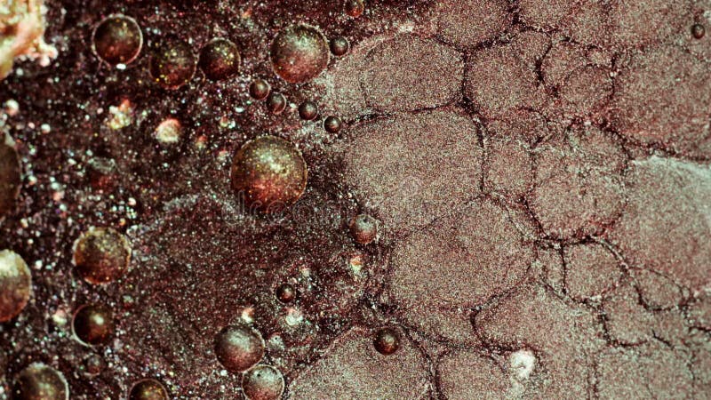 Vertical Video Glitter Bubbles Shiny Fluid Texture Stock Footage ...
