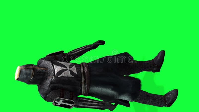 Knight on Green Screen Background Stock Video - Video of sword, fight ...