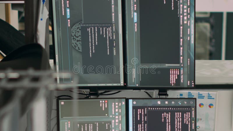 It Office Displaying Critical Error Message Flashing on Screen Stock Footage - Video of agency ...