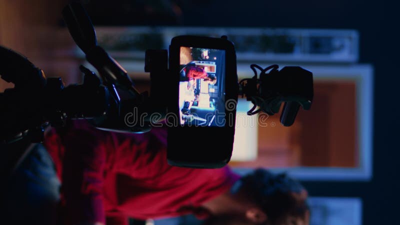 Vertical Video Professional Photo Editor Filming Picture Adjusting ...