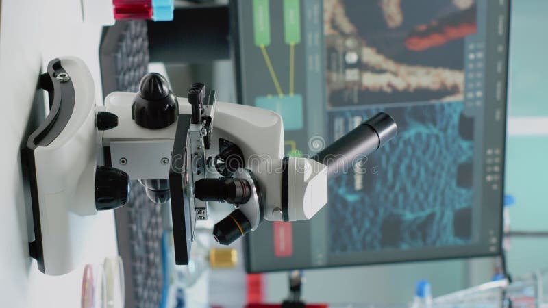 Vertical Laboratory Nurse Test Woman Welcome Hand Stock Footage - Video ...