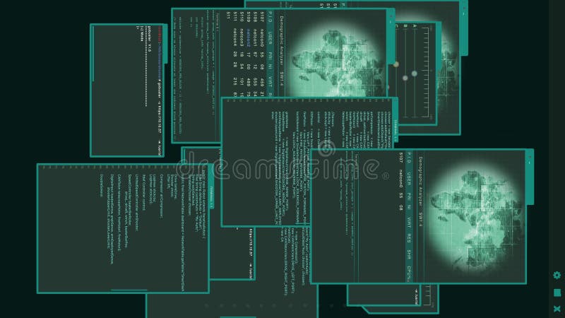 Hacker Code Running Down a Computer Screen Terminal Stock Video - Video of cyberspace, cyber ...