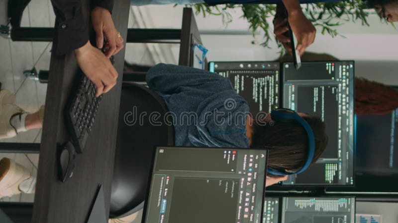 Woman Programer Typing Source Code On Computer Keyboard Stock Footage Video Of Computing 2280