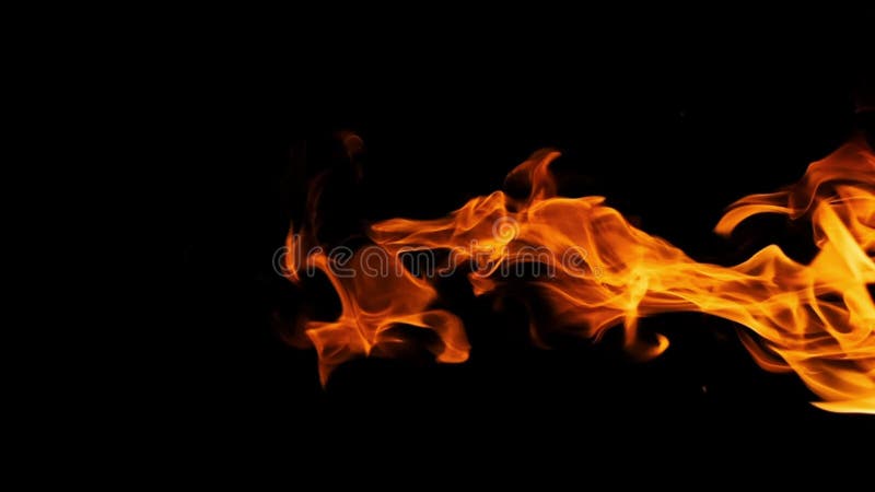 Vertical Flames Rising in the Dark Stock Footage - Video of smoke ...