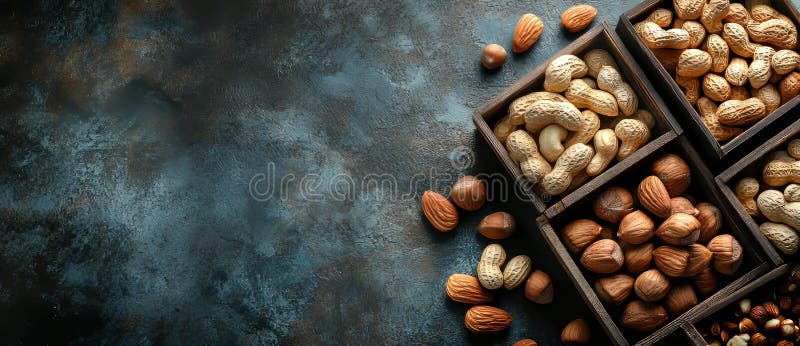 The Vertical View of a Luxury Gift Box Filled with Dried Fruits and ...