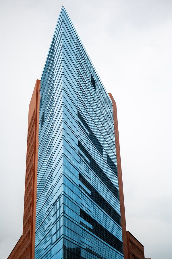 Vertical View of a Skyscraper in Berlin, Germany Stock Photo - Image of ...