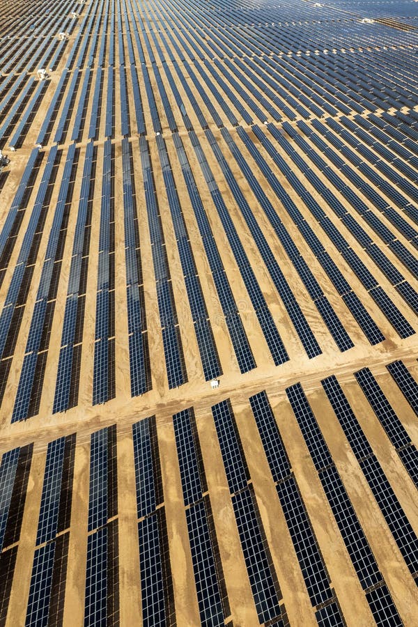 Vertical View of Solar Array Stock Photo - Image of powered, arizona ...