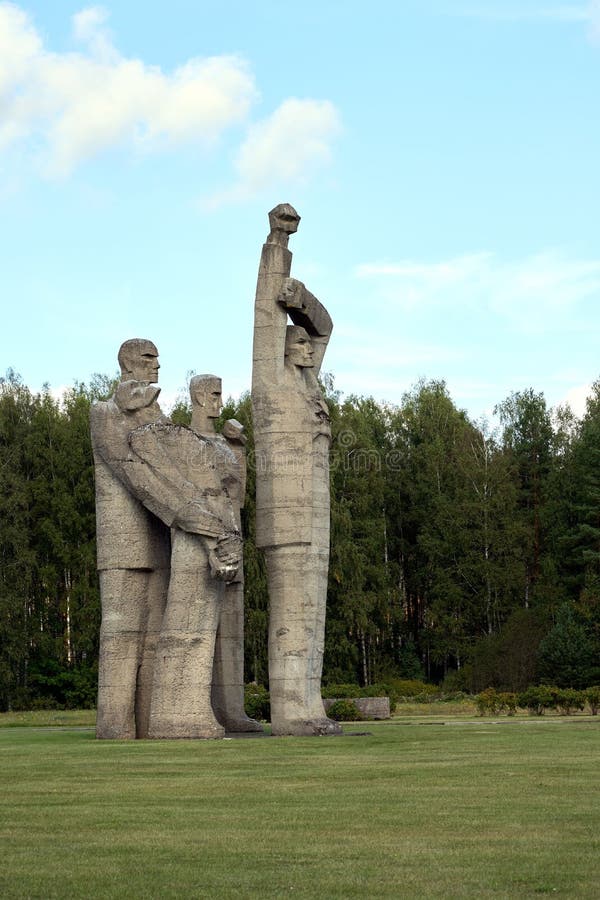 Vertical View of Victim People S Monuments Made of Stone before the ...