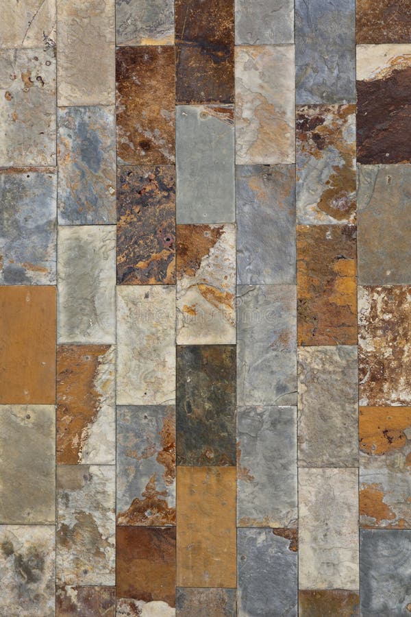 Vertical Wall with Rustic Textures and Rust Stock Image - Image of ...