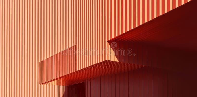 Vertical Wall Wainscot Pattern in Dark Brown. Plastic, Gypsum, or ...