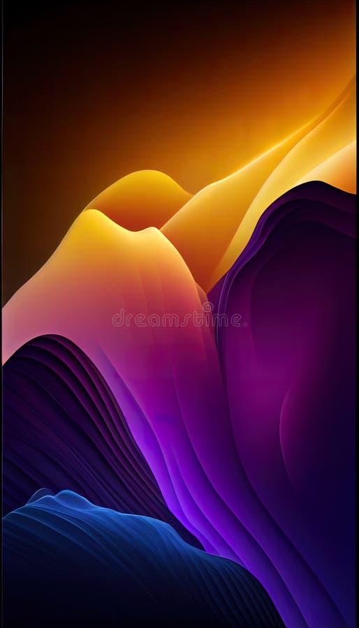 Vertical Wallpaper with Dark Dramatic Gradient Colors. Ai Generated ...