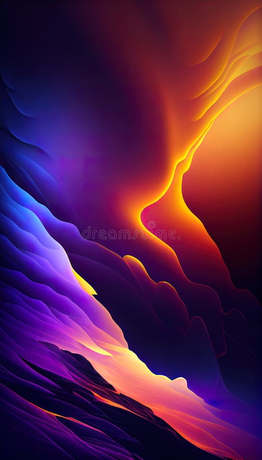 Vertical Wallpaper with Dark Dramatic Gradient Colors. Ai Generated ...