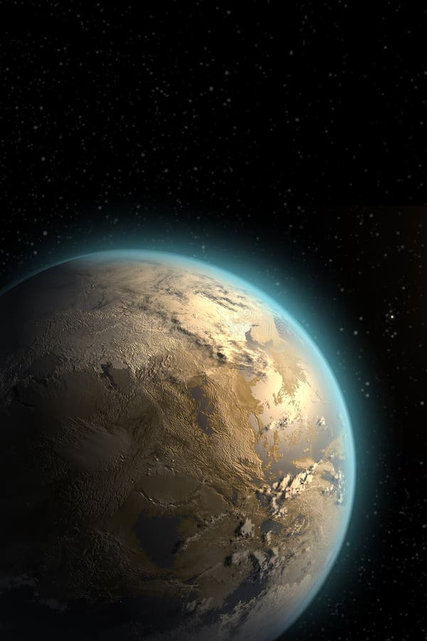 Vertical Wallpaper of Planet in Space. Outer Dark Space Wallpaper ...