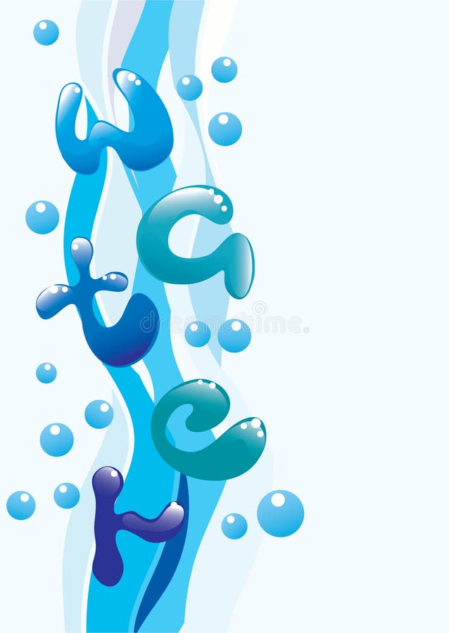 Vertical water background stock illustration. Illustration of water ...