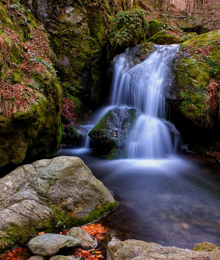 Makhuntseti Waterfall in Georgia, Near Batumi Stock Image - Image of ...