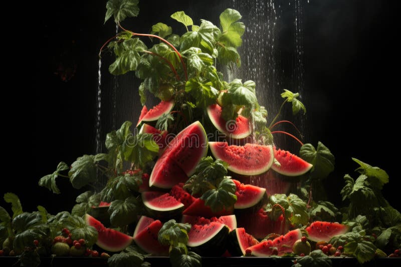 Vertical Watermelon Shooting Peperomy Leaves Great for W Stock ...