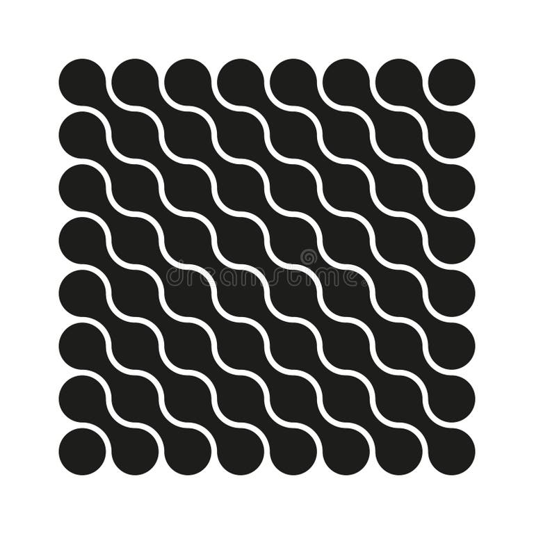 Vertical Wave Pattern. Black White Contrast. Curved Line Texture ...