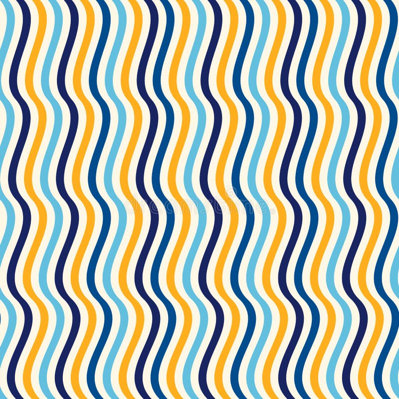 Vertical Waves Pattern. Striped Texture. Abstract Background. Vector ...