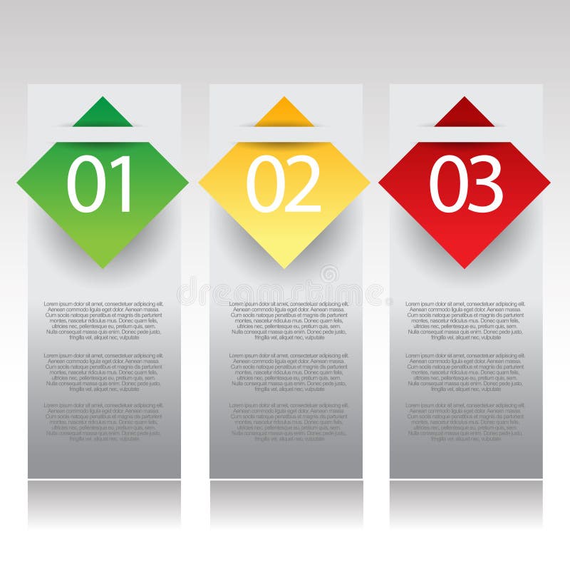 Vertical Web Banner Template Stock Illustration - Illustration of ...