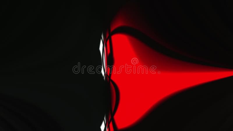 Vertical White and Red Light Rays Flowing on Black Background. Modern ...