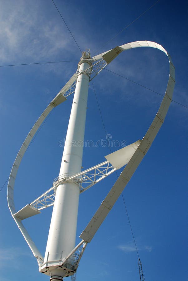 Vertical Wind turbines stock photo. Image of generating - 3832690