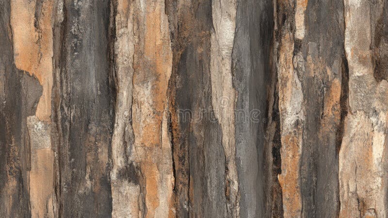 Vertical Wood Grain Texture Brown and Gray Tones Stock Illustration ...