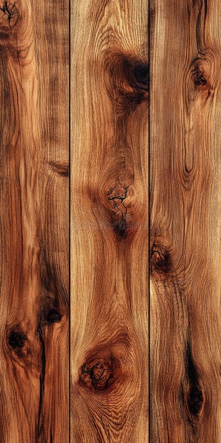Vertical Wood Paneling Showing Knots and Grain Stock Illustration ...