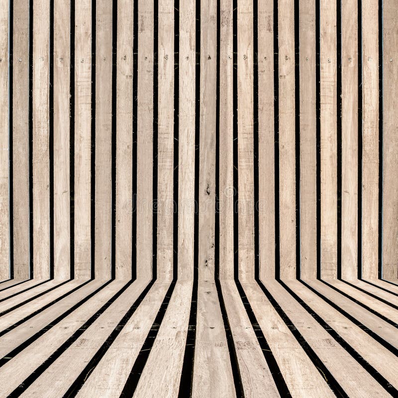 Vertical Wooden Strip Room Perspective Background Stock Photos - Free ...