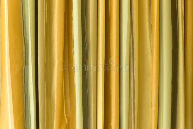 Vertical Yellow Tone Curtain Stock Image - Image of background, wave ...