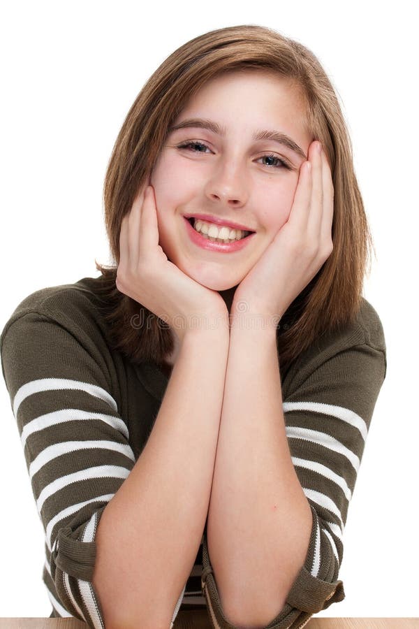 Verticale De Jeune Fille De Ladolescence Image Stock Image Du Seul