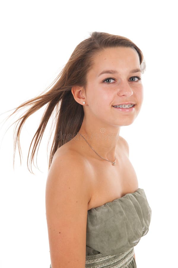 Fille De Ladolescence De Verticale Photo Stock Image Du étudiant