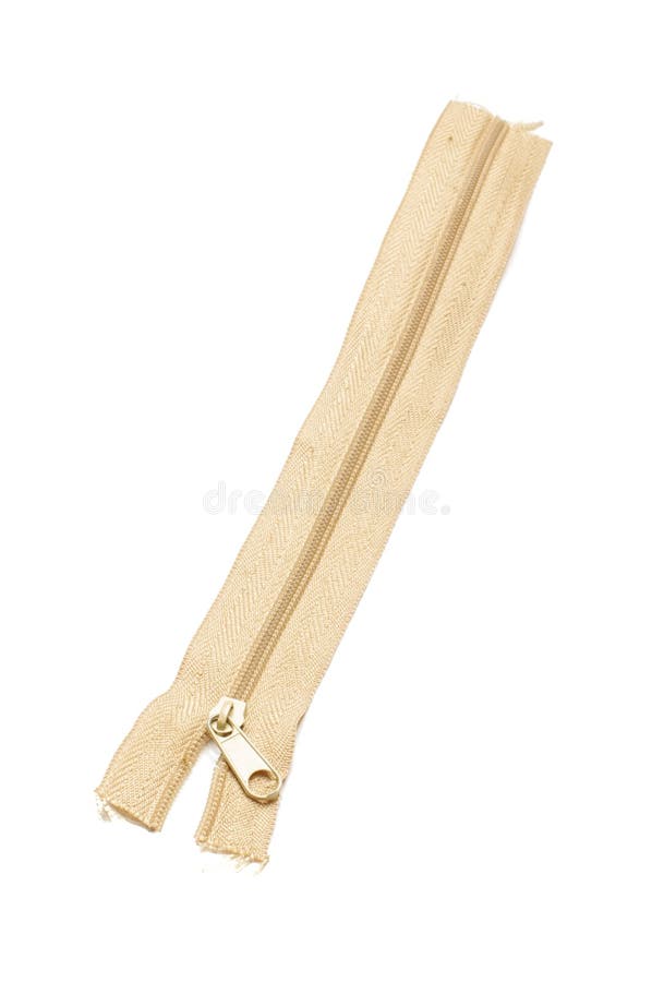 Verticale Die Ritssluiting Op De Witte Achtergrond Wordt Geïsoleerd ...