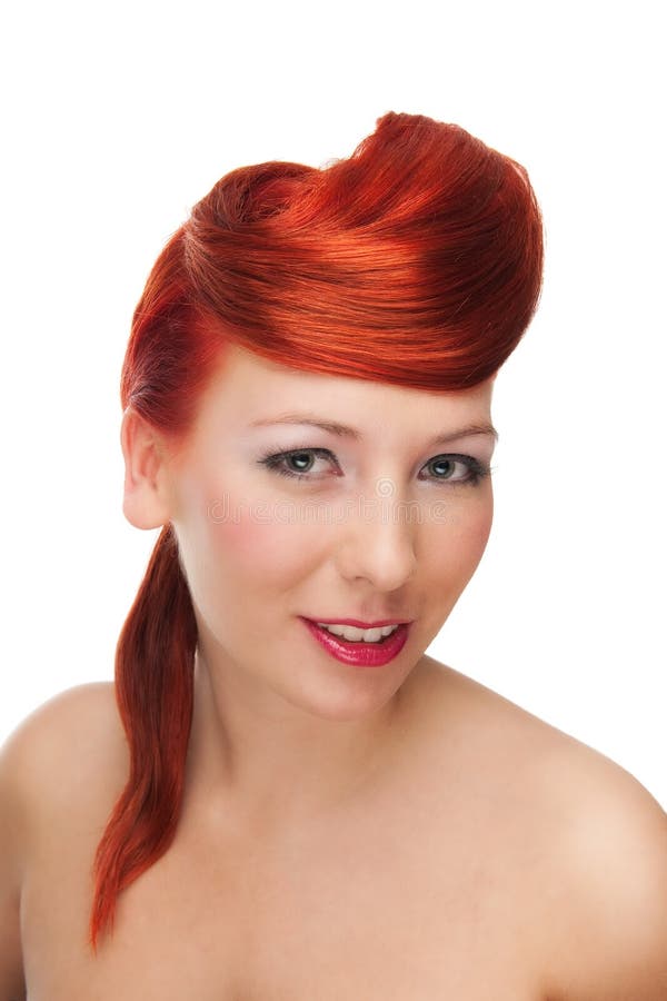 Verticale Sensuelle De Beau Femme Roux Photo stock - Image du gens ...