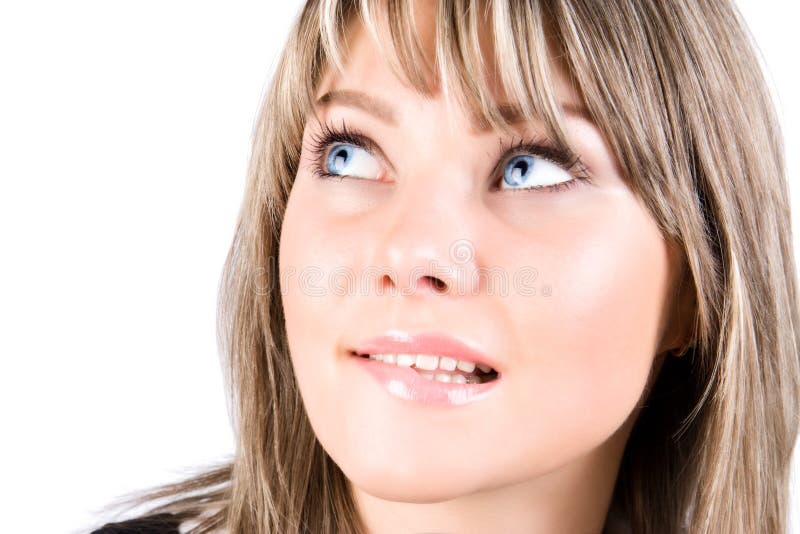 Jeune Verticale De Sourire De Femme Photo stock - Image du personne ...