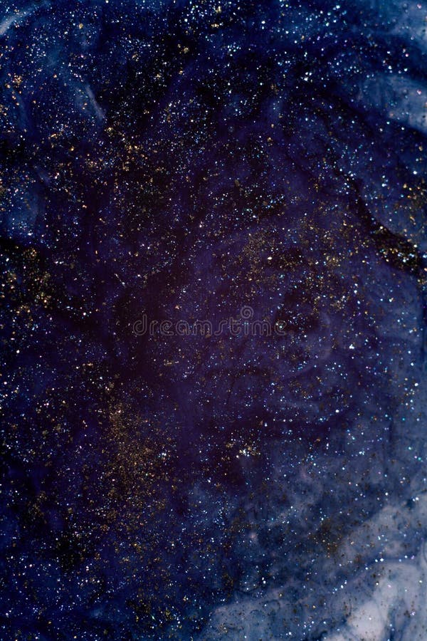 Vertically Oriented Abstract Image Simulating Space and Stars Stock ...