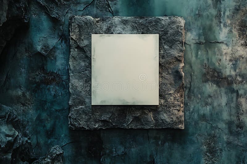 Dark Moody Textured Background with Blank Canvas Mockup for ...