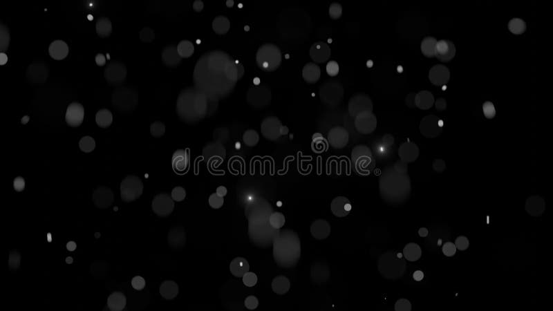 Vertically Rotating Particles in a Vortex. Looping Animation of ...